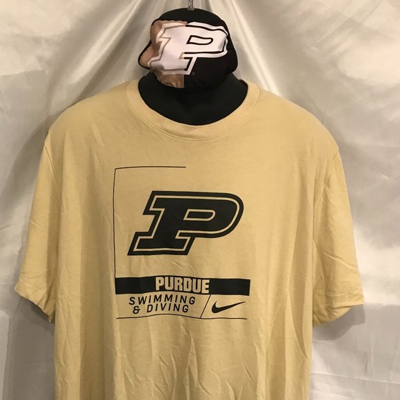 Nike | Shirts | Nike Purdue University Swimming Diving Athletic Tee ...